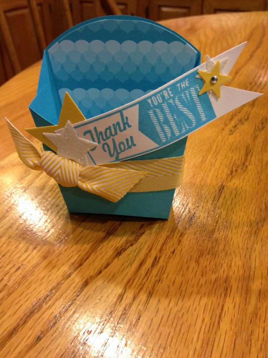 Stampin' Stylish: Stampin Up! Fry Boxes (again)